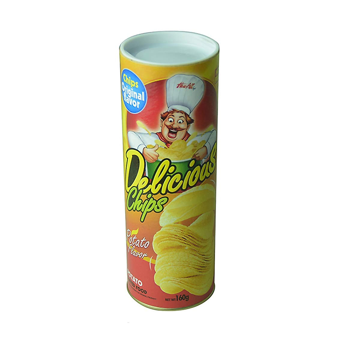 Blppldyci The Potato Chip Snake Can Jump Spring Toy Gift April Fool Day Halloween Party Decoration Jokes in A Gag Prank Large Size (Potato Chip Style)(1pcs)