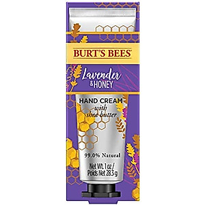 Burt's Bees Lavender & Honey Hand Cream with Shea Butter, 1 Oz (Package May Vary)