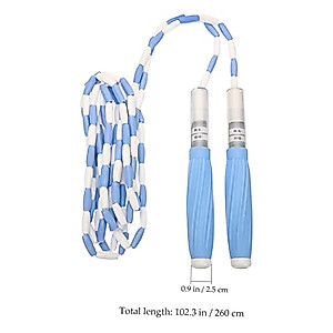 Sosoport Rope 5pcs bamboo skipping rope fitness exercise beaded fitness skipping rope skipping exercise exercise children kids boys