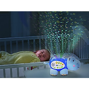 VTech Baby Lil' Critters Soothing Starlight Hippo, Blue