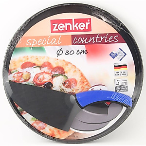 Zenker "Special Countries" Pizza Plate (Set Of 3), Black, 29"