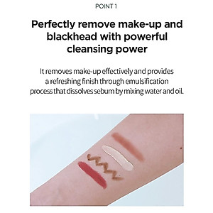 ANUA Heartleaf Pore Control Cleansing Oil Korean Facial Cleanser, Daily Makeup Blackheads Removal 6.7 fl oz(200ml)