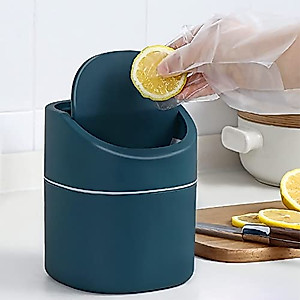 Business King Mini Trash Can with Lid 2 pcs & Trash Bag 360 pcs