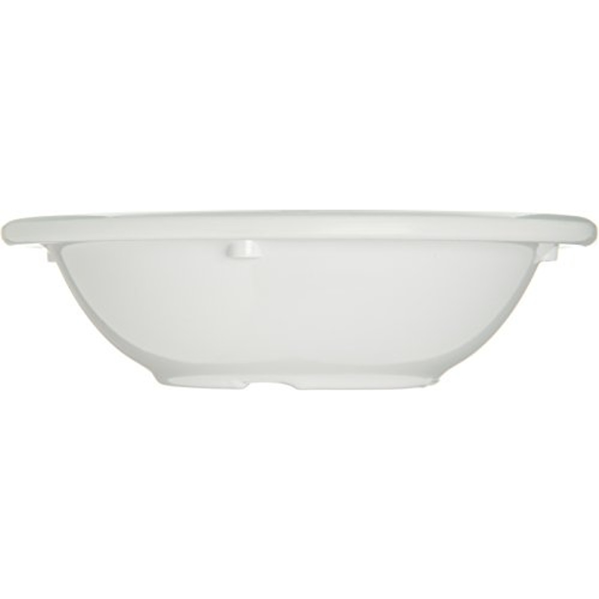 Carlisle FoodService Products Kingline Reusable Plastic Bowl Fruit Bowl with Rim for Home and Restaurant, Melamine, 4.75 Ounces, White, (Pack of 48)