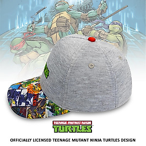 Teenage Mutant Ninja Turtles Boys Baseball Cap, TMNT Kid Adjustable Cotton Hat Multicolor