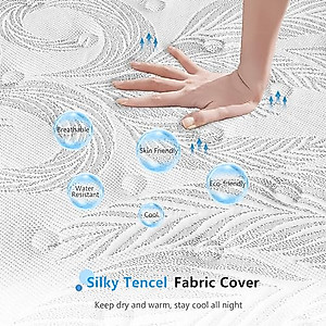 Queen Size Mattress, 12 Inch Memory Foam Hybrid Mattress, Queen Mattress in a Box with Motion Isolation, Strong Edge Support, Pressure Relief, Medium Firm, CertiPUR-US (12 INCH, Queen)