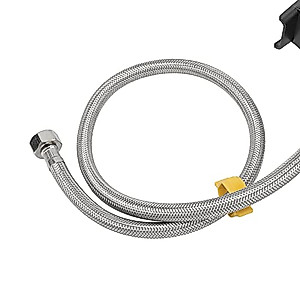 Bottle Washer Glass Faucet Bar Counter Cleaner Kitchen Vegetable Basin for Sink Automatic Ktv Glass Washer Glass Washers (with 80cm 304 Stainless Steel Hose)