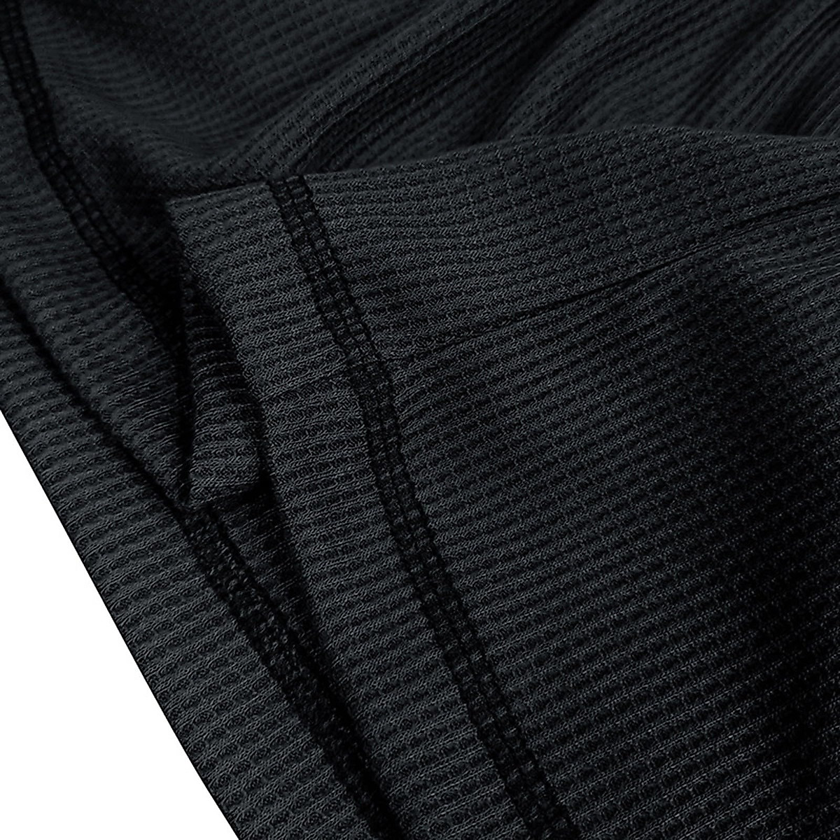 Finelylove Men's T-Shirts Solid Color Henley Shirts, Men's Long Sleeve Shirts Stretch Shirts Classic Fashion Casual Tee orders to be delivered Black