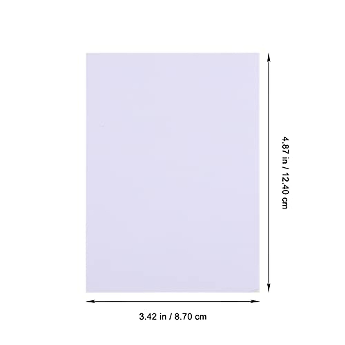 EXCEART Pre-Cut Picture Mat 20Pcs White Picture Mat Pre Cut Display Photo Frame Mat Cutting Mat Board for Photo Picture Artwork Opening Mat