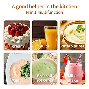Baby Food Maker |6 in 1 Baby Food Processor nutribullet baby food mill bullet|Blender Grinder Steamer Warmer|Glass Bowl Auto Cleaning |Organic Healthy Multifunctional Machine for Infants Purees