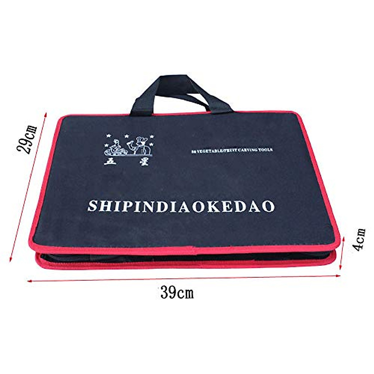 WUPYI 80pcs Kitchen Carving Tools Kit,Portable Vegetable Fruit Food Peeling Carving Tools Kit Culinary Carving Tool Set Fruit Veg Garnishing Making for Chef DIY with Carry Box