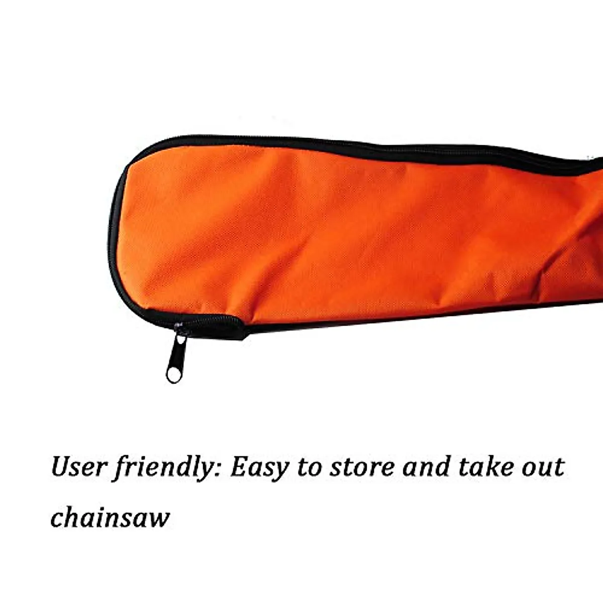 Chainsaw Bag Carrying Case Portable Protection Waterproof Holder Fit for Stihl Husqvarna 12''/14''/16'' Chainsaw Storage Bag(Orange)