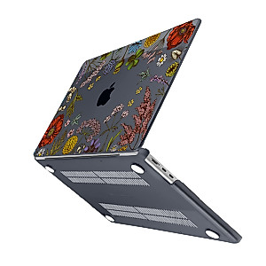 MEEgoodo for MacBook Air M3 M2 Case 2024 2022,Fit Model A3113 A2681, Clear Case for MacBook Air 13.6 inch, Laptop Hard Shell Cases with Keyboard & Webcam Cover & Screen Protector, Clover