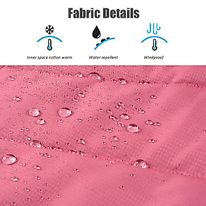 CATENA Space Cotton Women Cycling Vest Lightweight Puffer Warm Sleeveless Jacket Windbreaker Waterproof Coat