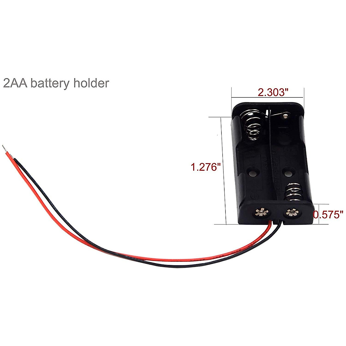 (Pack of 8)AA and AAA Battery Holders: 1Pc 1 AA Holder, 1Pc 2 AA Battery Holder, 1Pc 3 AA Holder, 1Pc 4 AA Battery Holder, 1Pc 1AAA Holder, 1Pc 2 AAA Battery Holder, 1Pc 3 AAA Holder, 1Pc 4 AAA Holder