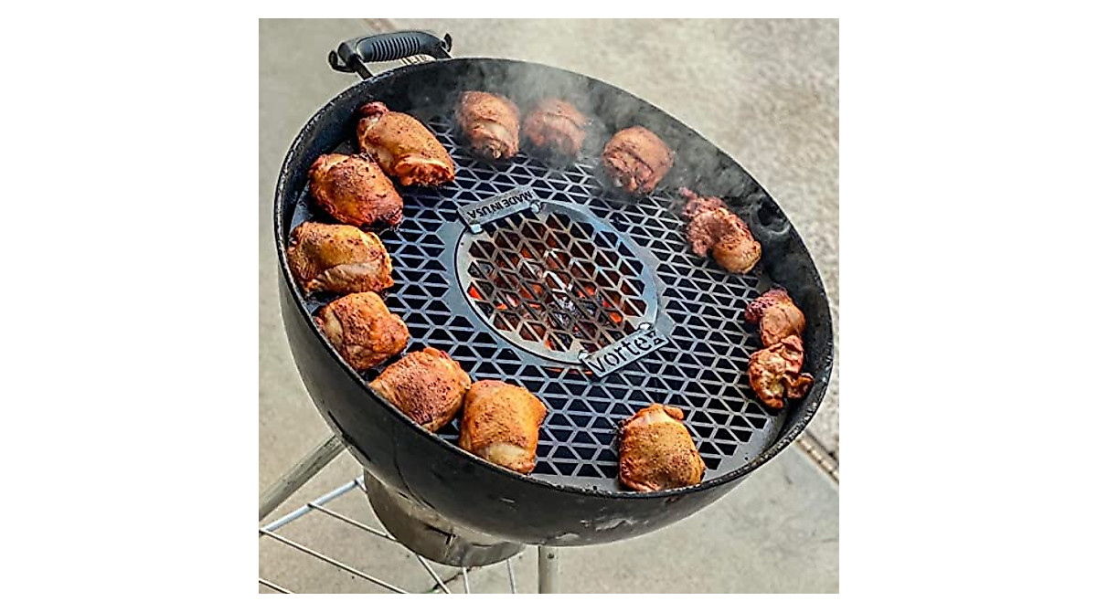 VORTEX (IN)DIRECT HEAT® Grill Grate Replacement for 22 Kettle, UDS OR ...