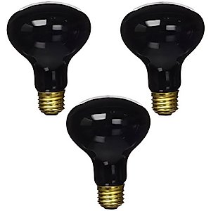 (3 Pack) Zilla Night Black Heat Incandescent Spot Bulb, 150-Watt
