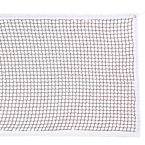 JSAHAH Badminton Net Nylon Portable Tennis Net Set - for Tennis Sport Net for Indoor/Outdoor, Backyard,Schoolyard,Garden, 20 FT x 2.5 FT (without Frame)