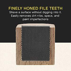 Dura-Gold - Fine Paint Nib File Tool - Fix Paint Imperfections, Shave Off Surface Defects - Remove Runs, Dust, Dirt, Debris - Auto Car Paint Coating Finish Repair - Polishing, Buffing, and Detailing