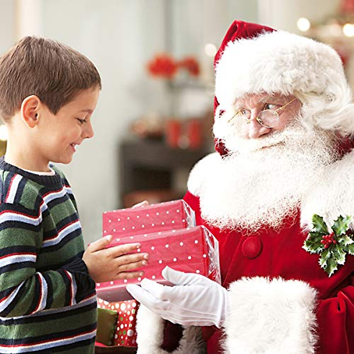 Cabilock Clear Cellophane Wrap Roll 17 in ×100 ft 2 Rolls Cellophane Wrapping Paper for Favor Gift Baskets Flowers Arts & Crafts Treats