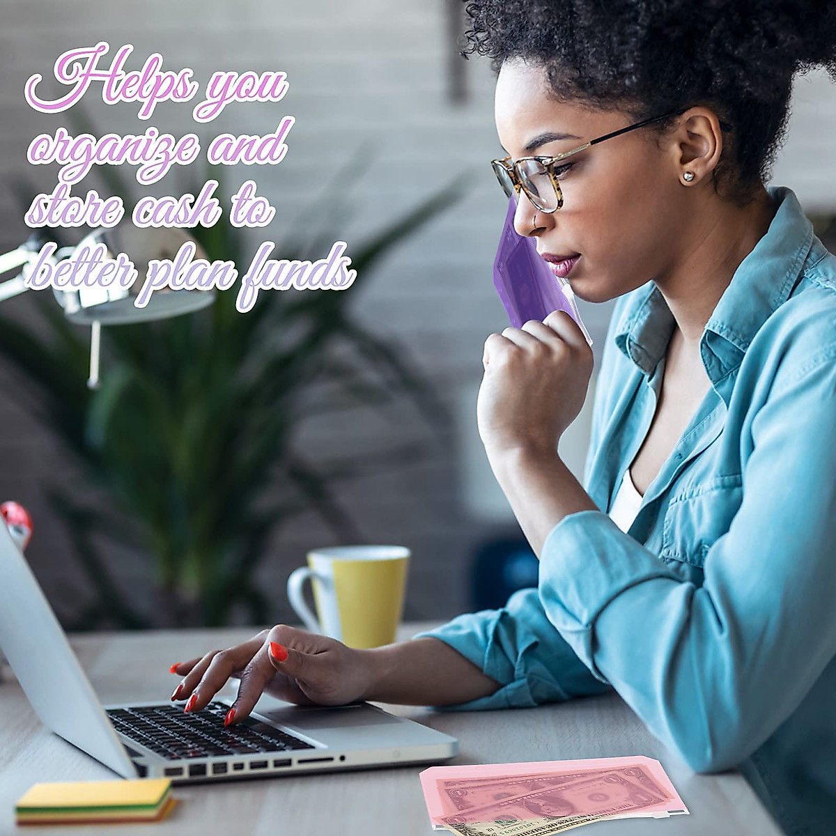 Sherr 84 Pcs A6 Binder Pockets Multicolor 6 Holes Budget Cash Envelopes with Zipper Waterproof A6 Planner Inserts Budget Binder Envelopes PVC Document Pouch Filing Bags for 6 Ring Binder Notebook