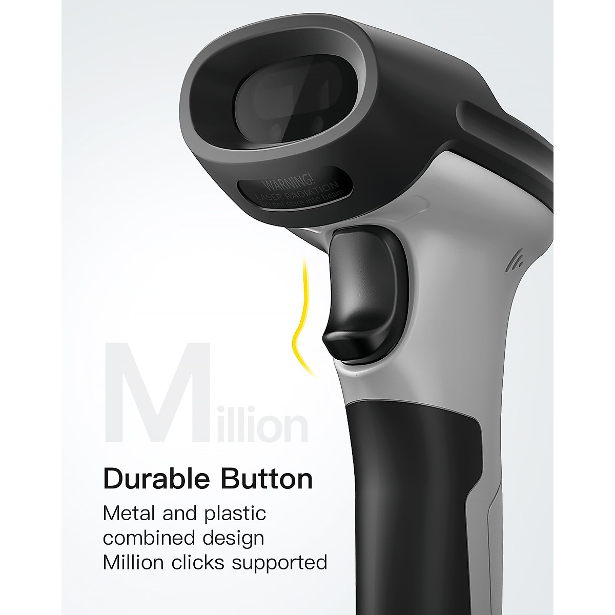 Inateck Barcode Scanner with Hands Free Adjustable Stand, Bundle Product, BCST-70 and BCST-S