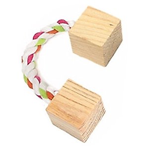 Yamalans Wood Mini Exercise Chew Teeth Care Molar Toy for Rabbit Chinchilla Hamster Pet