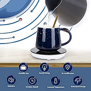 Simland Coffee Mug Warmer Set, Heart