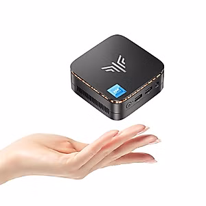 KAMRUI AK1PLUS Mini PC Alder Lake N97(up to 3.60 GHz),16GB RAM 512GB ROM Small Desktop Computer, Mini Computers Support 2.5" SSD (up to 2TB),4K,WiFi 2.4G/5G,BT4.2 on Business Home Office Family-NAS