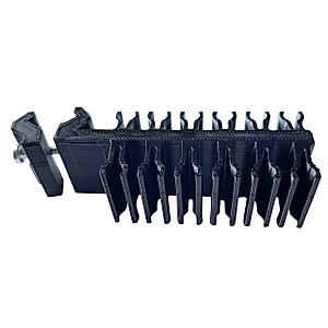 Southland Archery Supply SAS Pistol Crossbow 3D Printed Quiver for 50lbs 80lbs - for Self Cocking Mini Crossbows (Black 3D Quiver with 12/Pack)