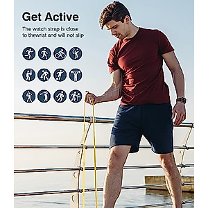 2023 Smart Watches for Men Women with Bluetooth Call Answer/Dail,1.9'' HD Full Touch Screen Fitness Tracker, IP67 Waterproof Smartwatch with Blood Pressure Sleep Monitor for Android and iPhone