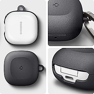 Spigen Geo Fit Designed for Galaxy Buds 2 Case (2021) / Galaxy Buds Pro Case (2021) / Galaxy Buds Live Case (2020) - Grahite Gray