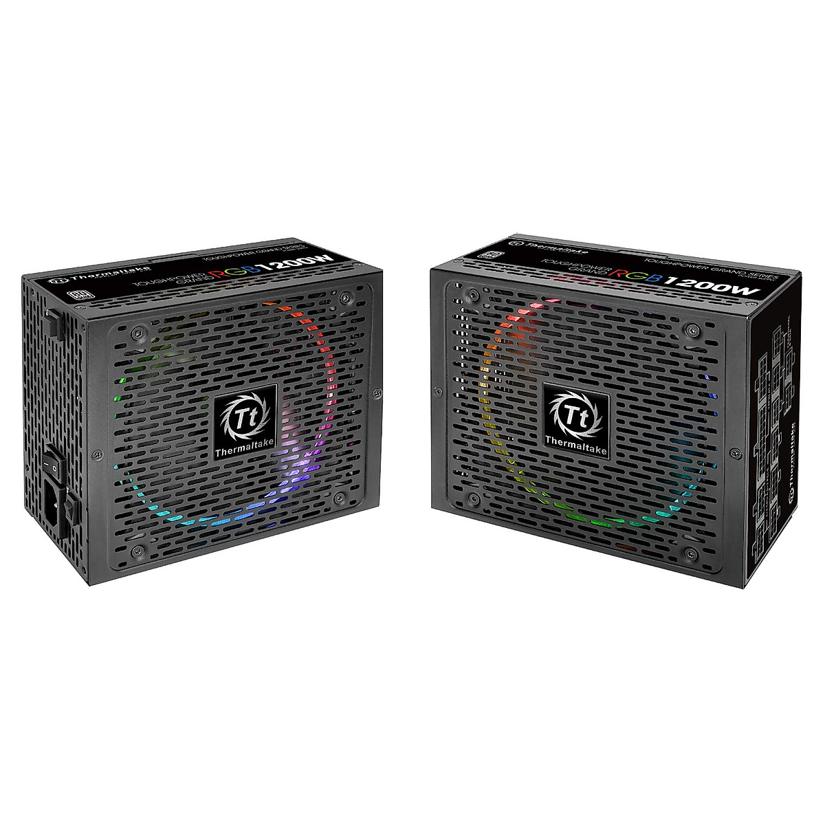 Thermaltake Toughpower Grand RGB 1200W 80+ Platinum Smart Zero RGB Fan, SLI/CrossFire Ready Continuous Power, Full Modular ATX 12V 2.4/EPS 12V 2.92 Power Supply 10 Year Warranty PS-TPG-1200F1FAPU-1