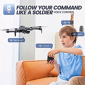 DEERC D70 Mini Drone with Camera,720P HD FPV Foldable Drones,2 Batteries,One Key Start,Headless Mode,Altitude Hold,360 Flip,Drone for Kids,Toys Gifts for Kids