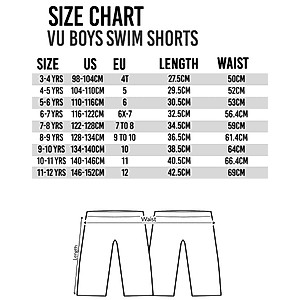 SpongeBob SquarePants Swim Shorts Boys Blue Yellow Swimming Trunks 5-6 Years