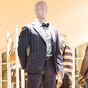 Mannequin Manikin Dress Form Adjustable 73 Inch Mannequin Display Stand Dress Model Full Male Body Realistic Head Turns W/Metal Base Mannequin Stand Torso