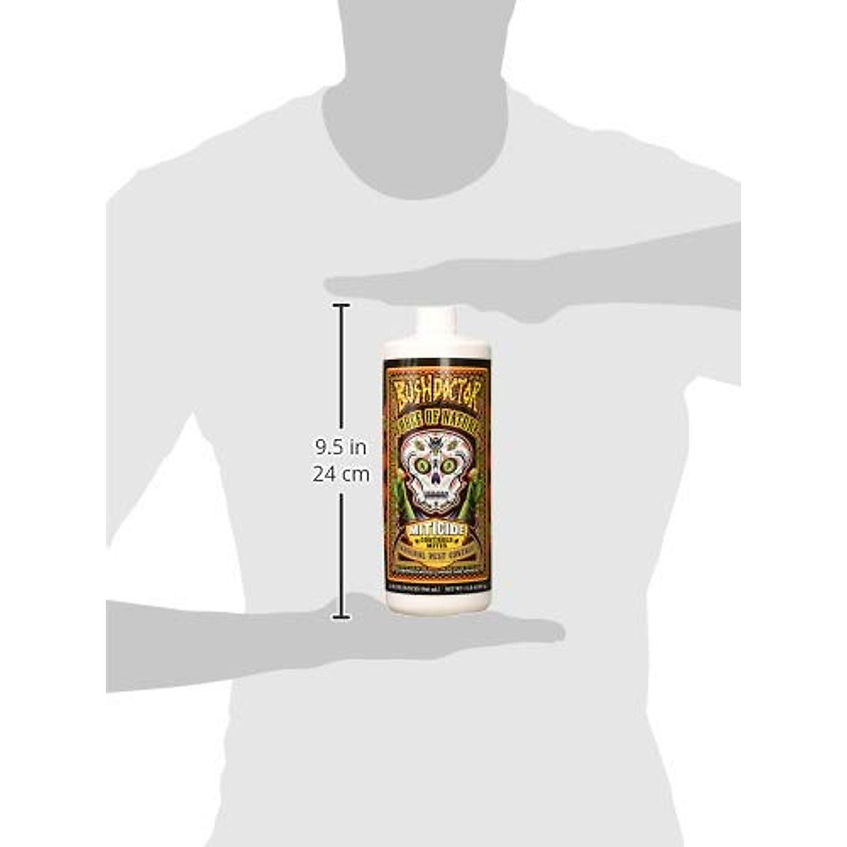 Fox Farm BushDoctor Force of Nature Mitcide Controls Mites Quart Foxfarm