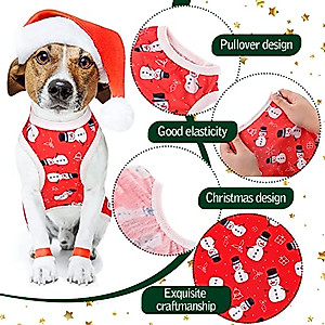 12 Pieces Christmas Dog Shirt Bulk Dog Christmas Outfit Christmas Dog Clothes Puppy Christmas Shirt for Small Dogs Christmas Home and Party Dog Supplies (Large)