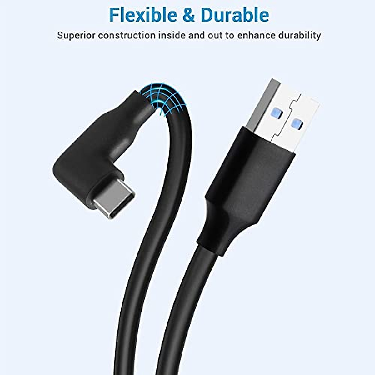 Do not apply 3 Meters Compatible for Oculus Quest2 Sturdy Link Cable High SPE