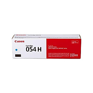 Canon Genuine 054 Complete 4-Color High Yield Toner Cartridge Set (CRG054HYCMYK)