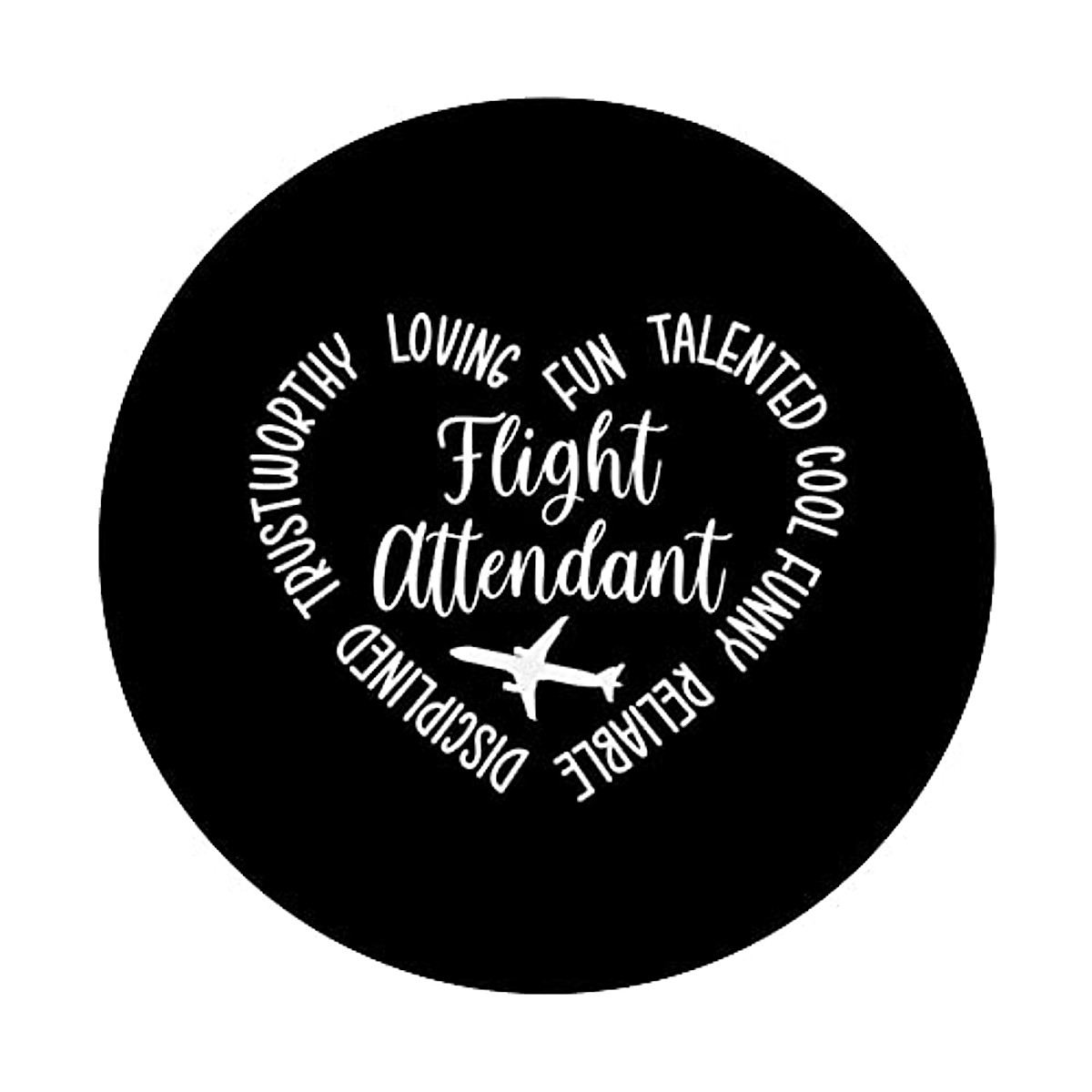 Flight Attendant PopSockets Swappable PopGrip