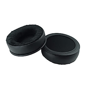 VEKEFF Replacement Ear Pads Compatible with NS-WHP314, HARX300 HARX500, HDJ2000, DJ DN-HP1000, MDR-V700 V500, ProDJ100 ProDj200,RP-DH1200, T4s Headphones (Velvet/PU)