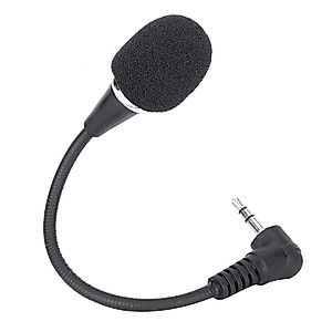 Mini Microphone Condenser,Omnidirectional Flexible Head Vocal Pickup Audio Amplified Equipment Standard 1/8 Inch (3.5 Mm) Aux-in Audio Jack