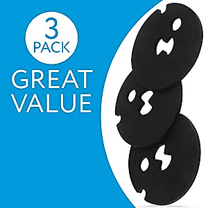 Impresa Water Softener Venturi Gasket Replacement Pack of 3, Kenmore Part Number 720436, Compatible with Whirlpool, Kenmore, Kenmore Elite & Ecodyne, Kenmore Water Softener Parts Replacement