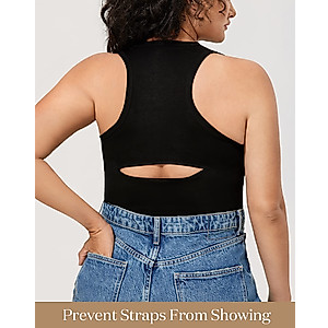 DELIMIRA Women's Front Closure Plus Size Full Coverage Lace Underwire Racerback Bra Black 40F