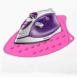 Heat Resistance Silicone Iron Rest Tray Dish Mat Pot Stand Multi Color