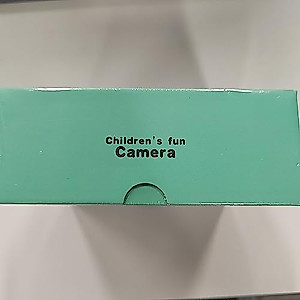 Ainiv Kids Selfie Camera with Unicorn Silicone Cover, Digital Camera with Photo Stickers and Puzzle Games, Boys and Girls Gifts, with 32GB SD Card, IPS Screen 1080P Video Camcorder - Blue