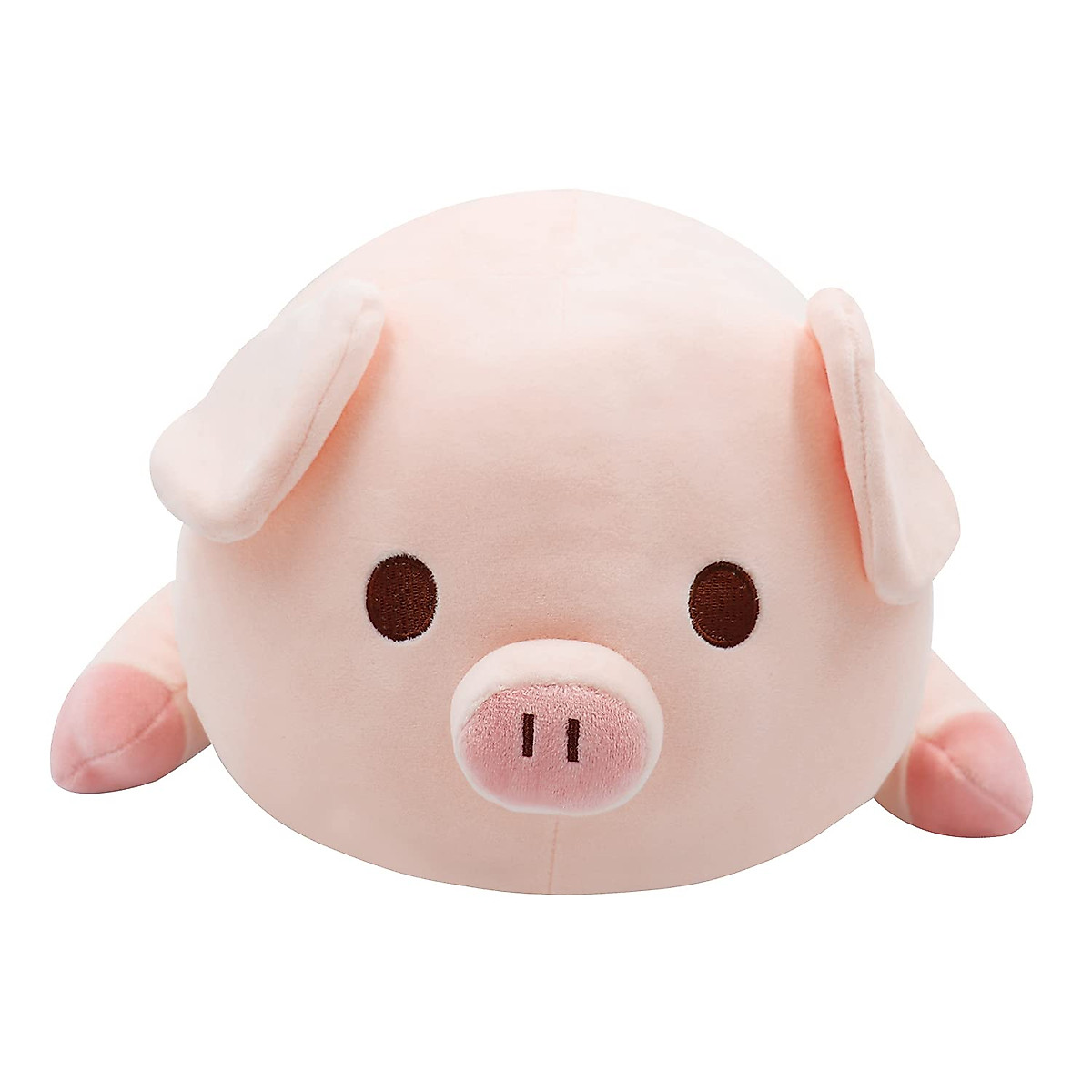 Fortuning's JDS Plush Toy 15.7'' Kawaii Pig, Soft Stuffed Animal Plush Pillow for Kids Girls Boys Birthday, Cute Decorative Pillow, Fat Plushies, Cartoon Playmate