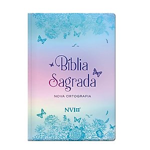 biblia sagrada borboletas 2 cores nvi com indice