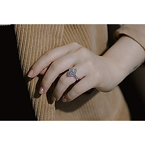 Kobelli Marquis Cluster Slim Shank Diamond Ring - 4.0